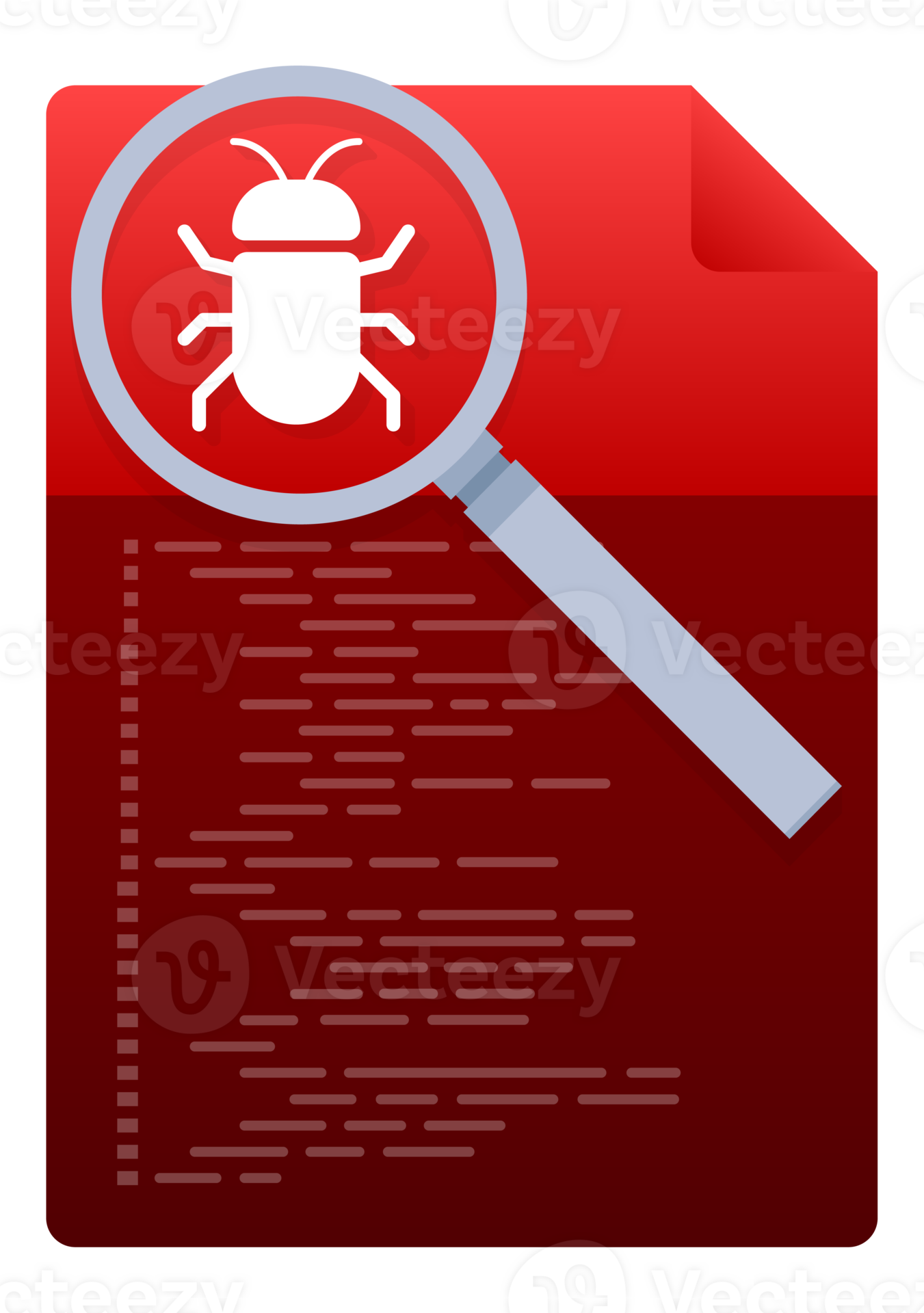 Computer Virus Detection Searching Bugs Data Protection Magnifier