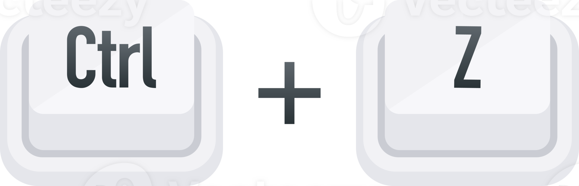 Ctrl Z Keyboard Key Shortcut Keys Hotkeys Undo The Last Committed