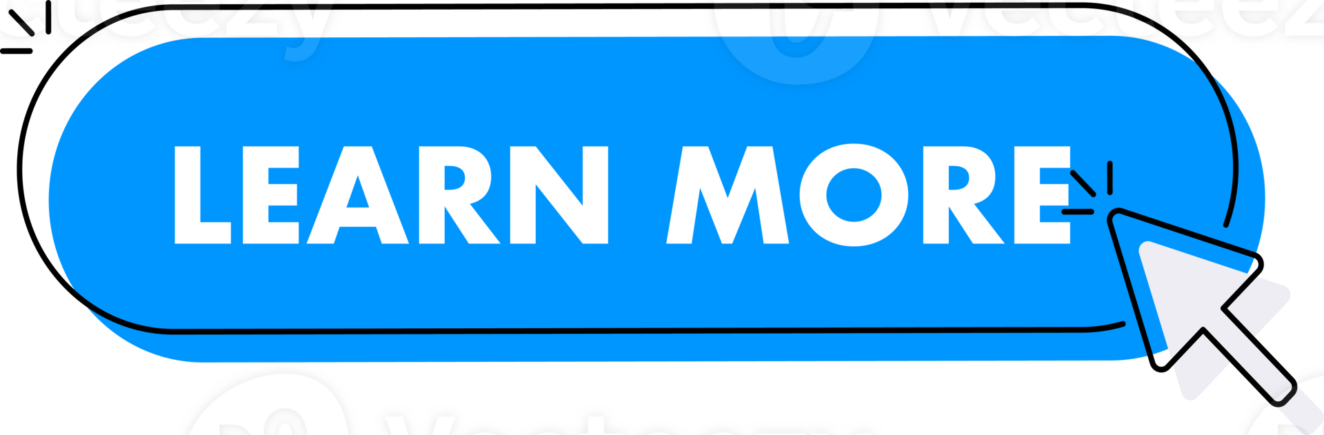 Set Of Learn More Button Hand Pointer Clicking Learn More Web Buttons 50703708 Png