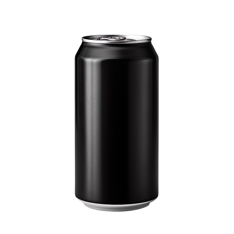 black soda can isolated on transparent background 50704057 PNG
