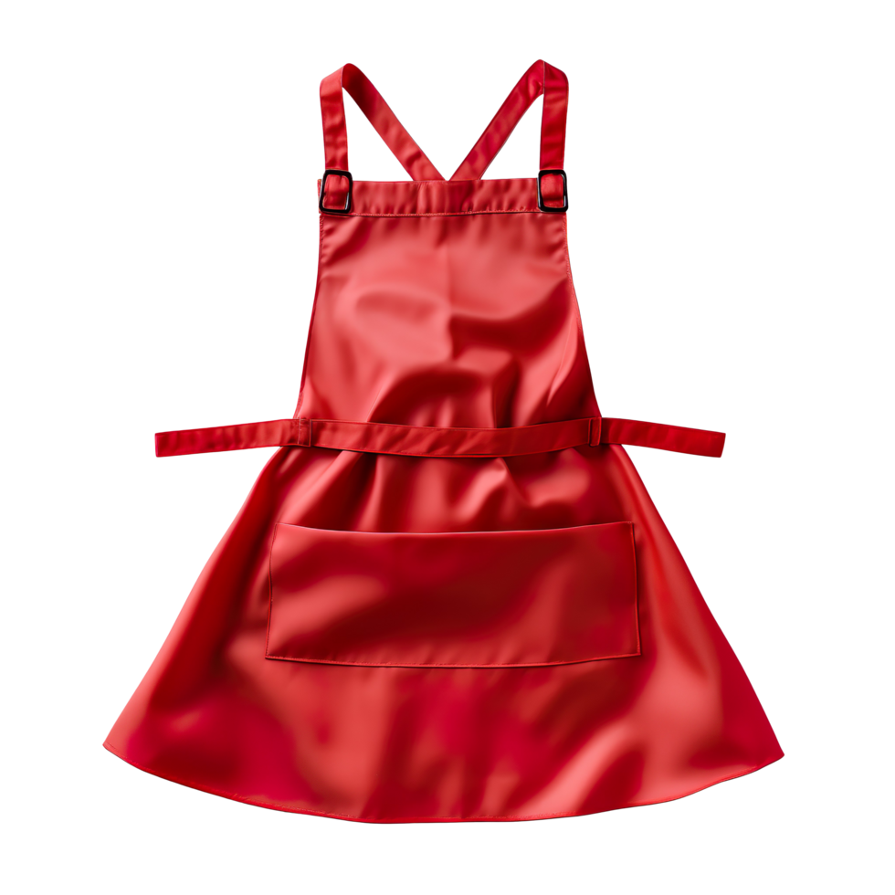 Red apron isolated on transparent background 50704926 PNG
