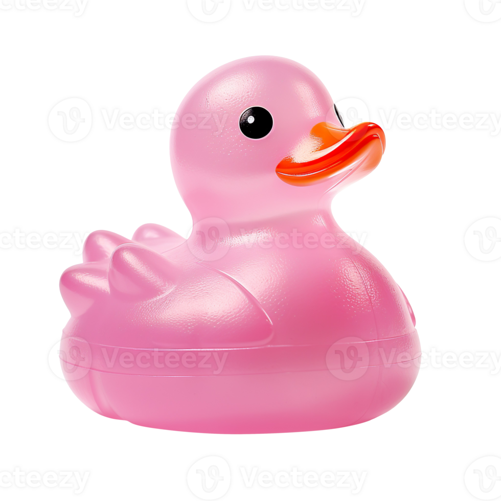 Pink rubber duck isolated on transparent background 50704963 PNG