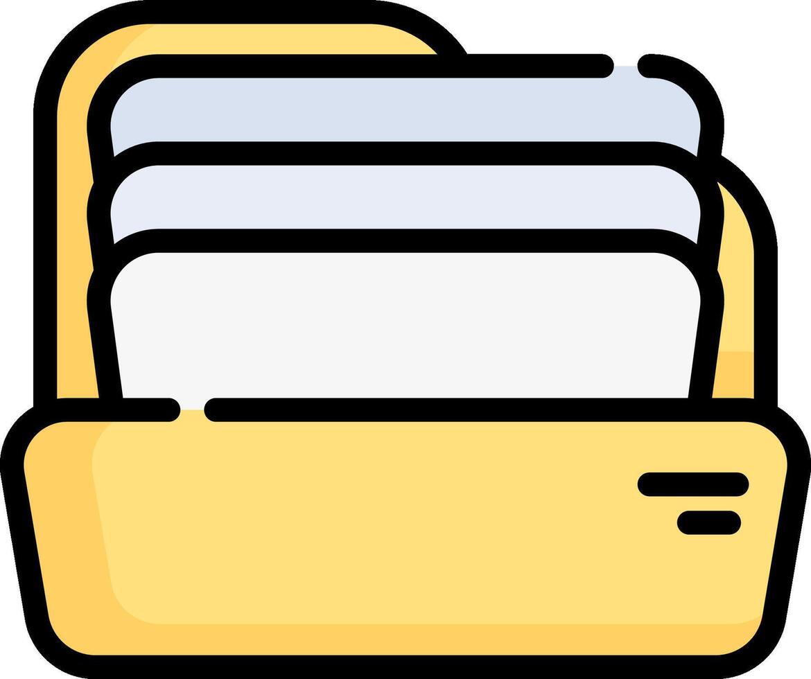 File folder icon 50712714 Vector Art at Vecteezy