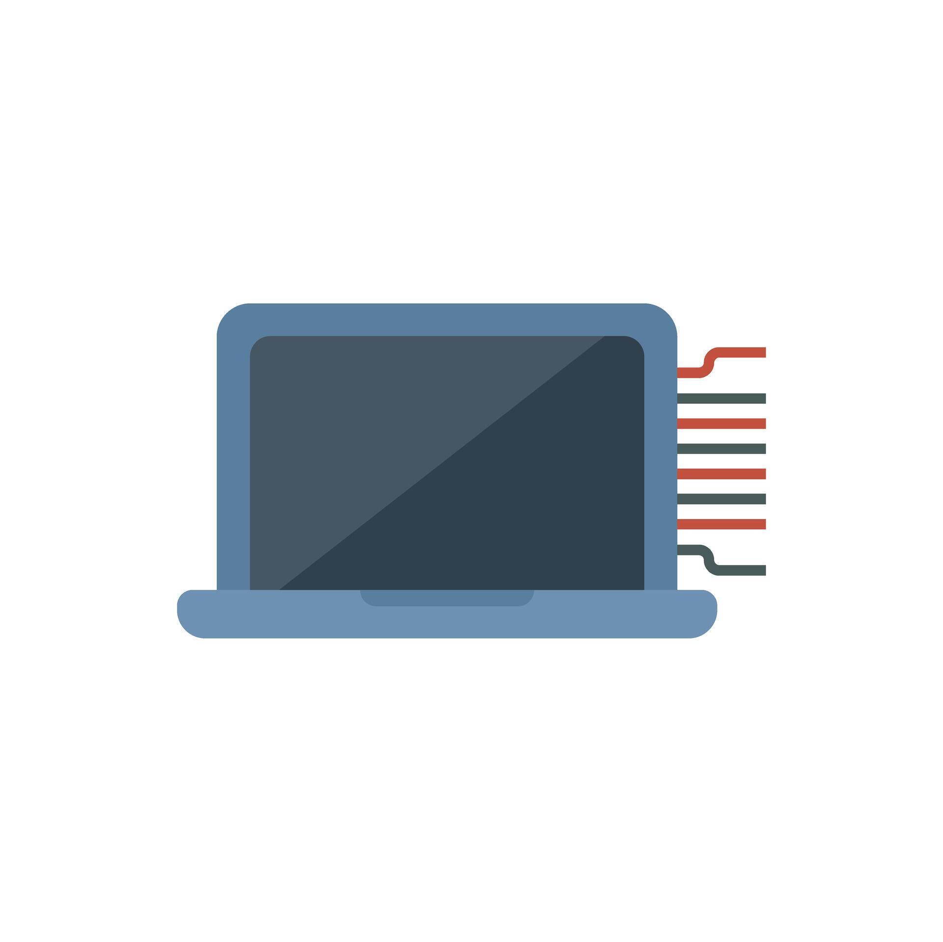 Laptop Showing Artificial Intelligence Algorithm Processing Data 50717518 Vector Art At Vecteezy