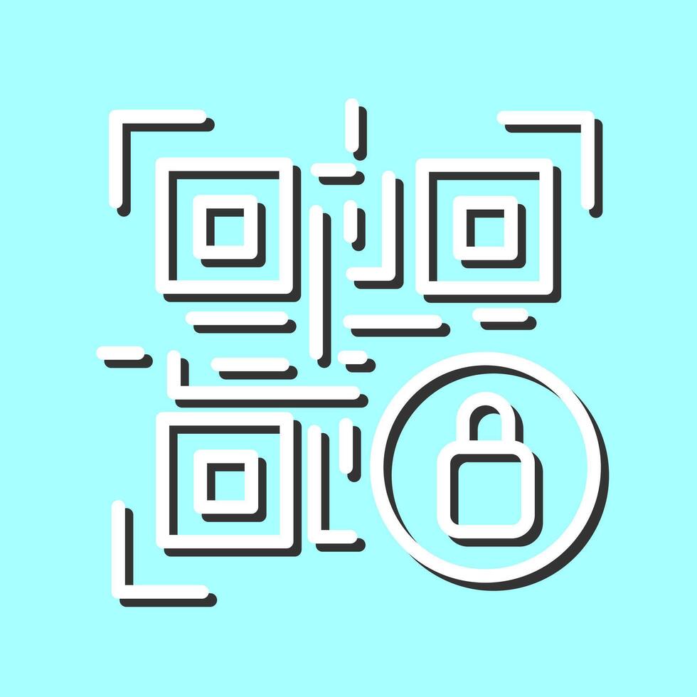 QR Code Encryption Icon Design 50723001 Vector Art at Vecteezy