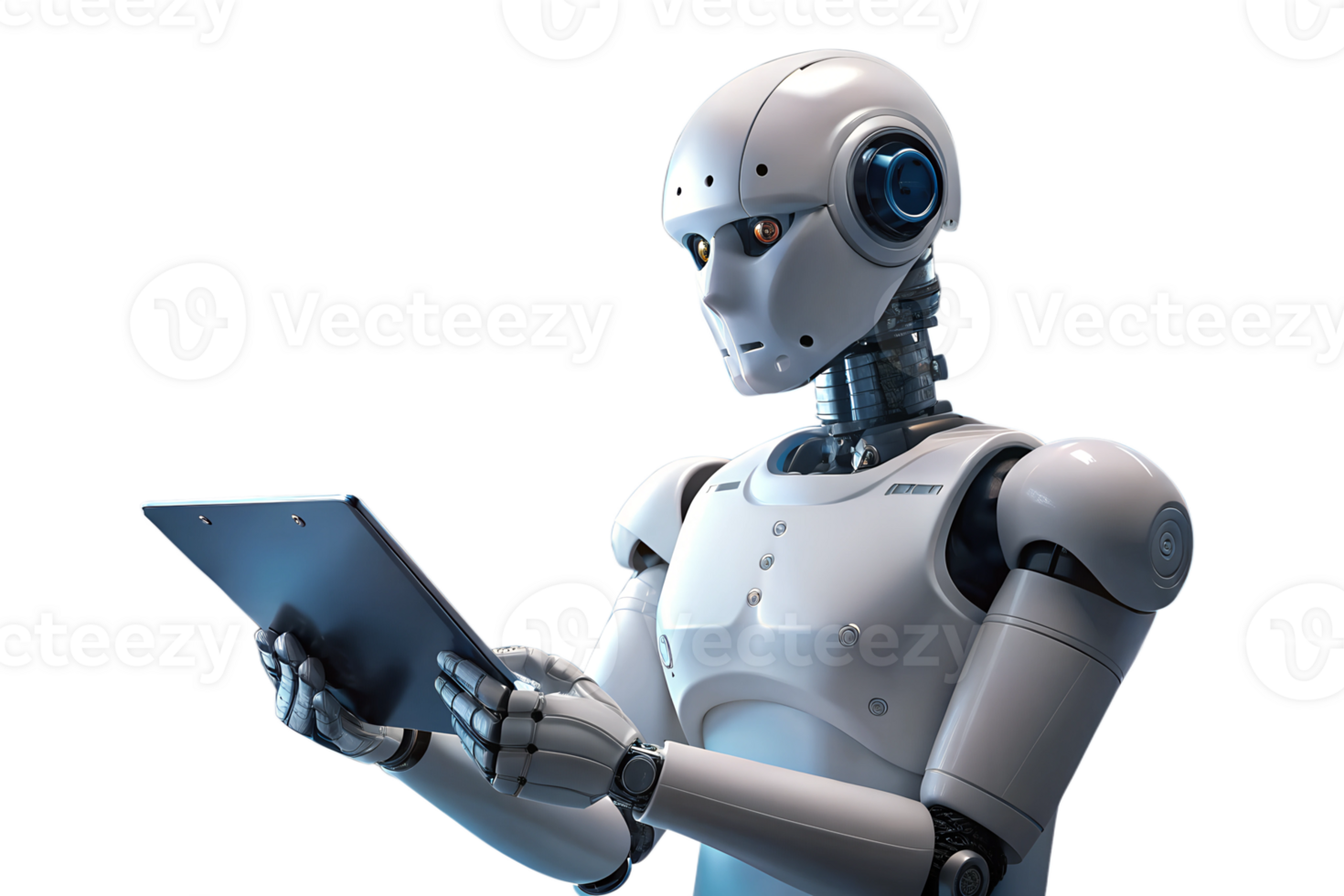 Ai Robot Using Tablet With Ai Artificial Intelligence Technology 50739419 Png