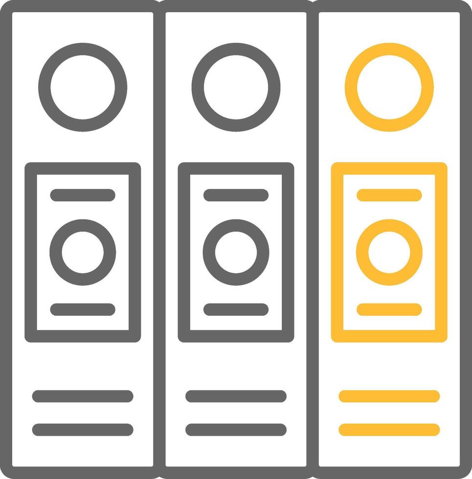 Binders Icon Design 50748812 Vector Art at Vecteezy