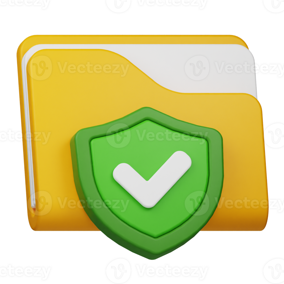 Folder Protection 3d Icon 50754894 Png