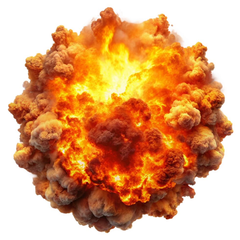 Epic Fire Explosion with High Flames 50762277 PNG