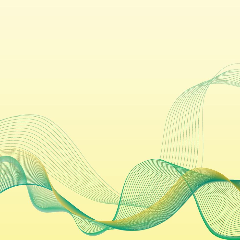 Green wavy lines abstract background design 50767310 Vector Art at Vecteezy