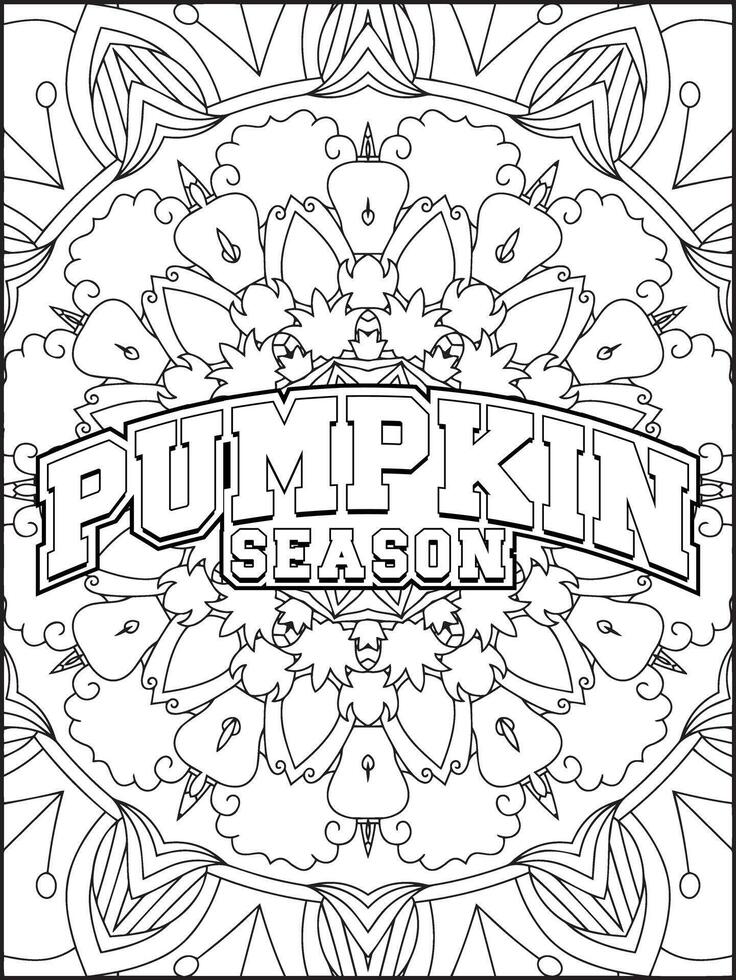 Pumpkin Season Quote Coloring Page. Thanksgiving Quote Coloring Page ...