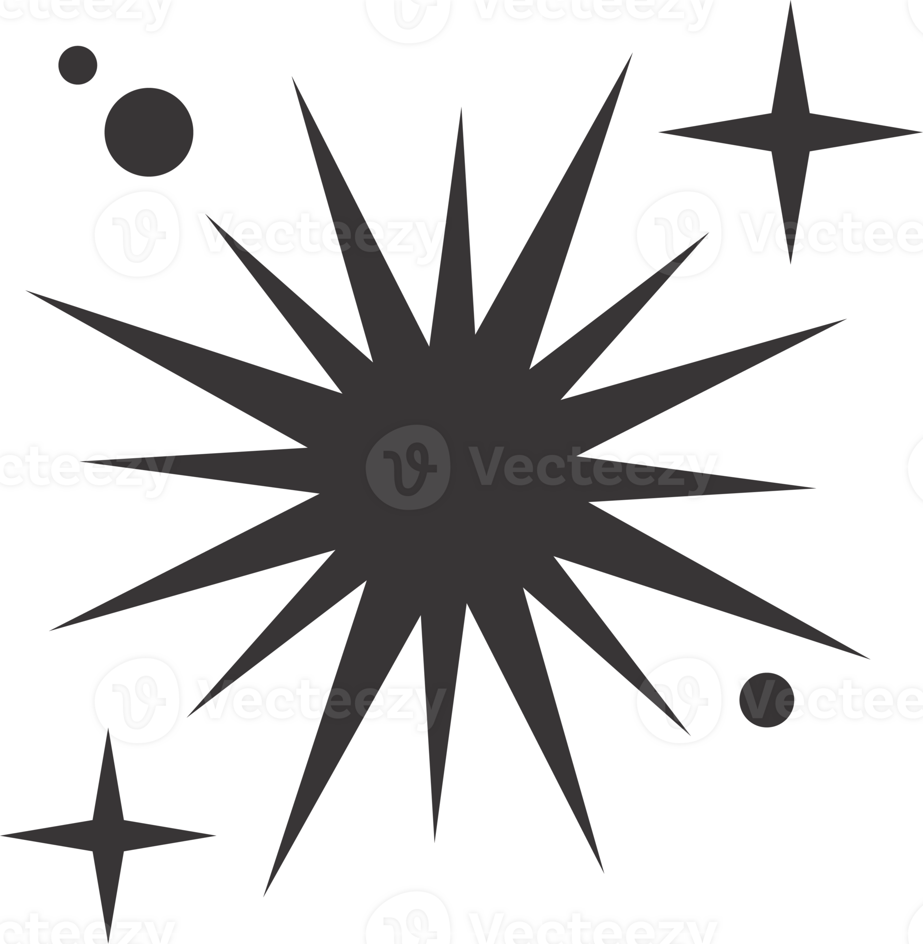 Star icon. Bling and sparkle shapes. Retro Y2K graphic design elements. Vintage twinkle ...