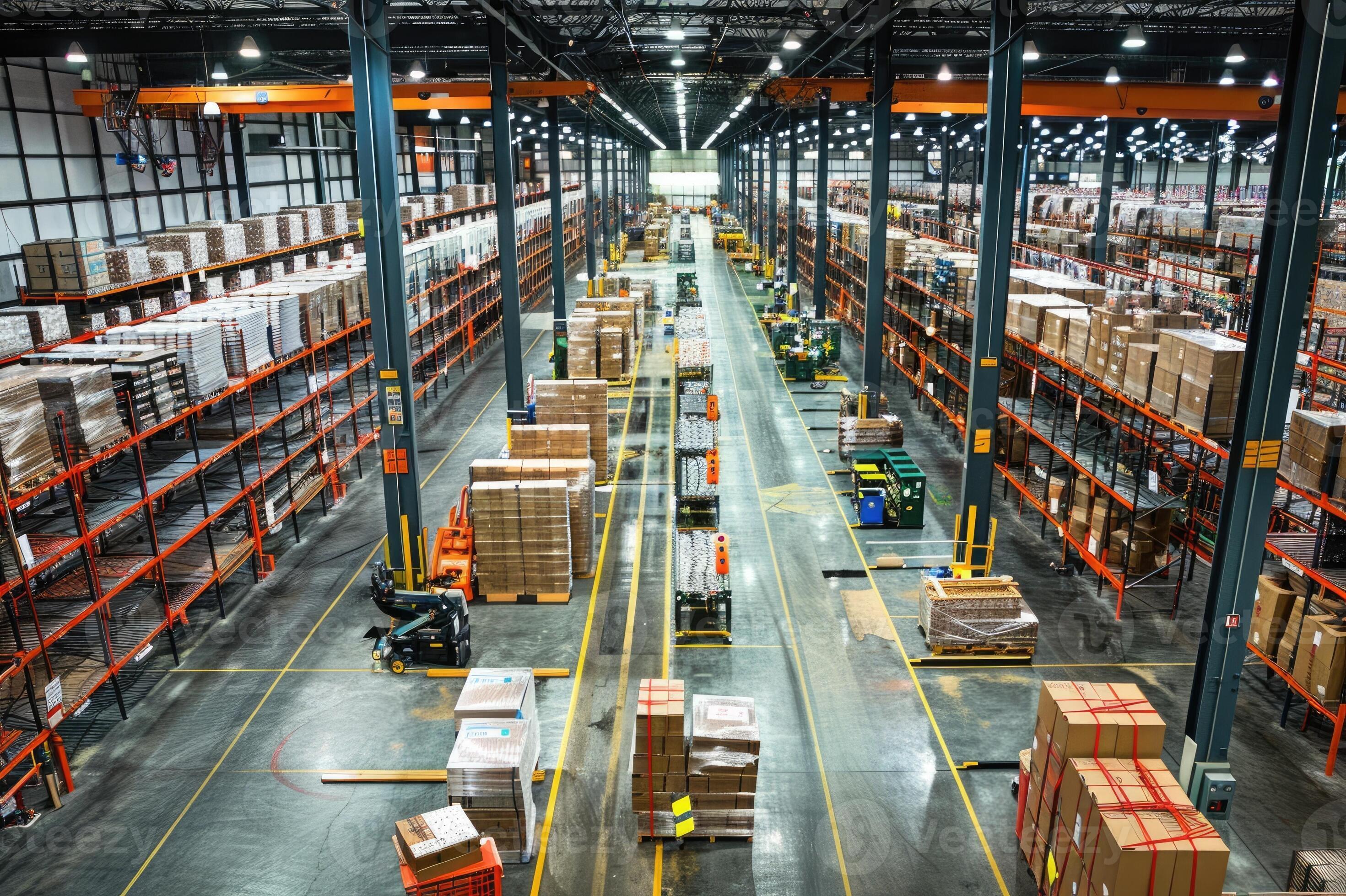 Large distribution warehouse organizing packages for shipping 50783713 ... Large distribution warehouse organizing packages for shipping 50783713 ...