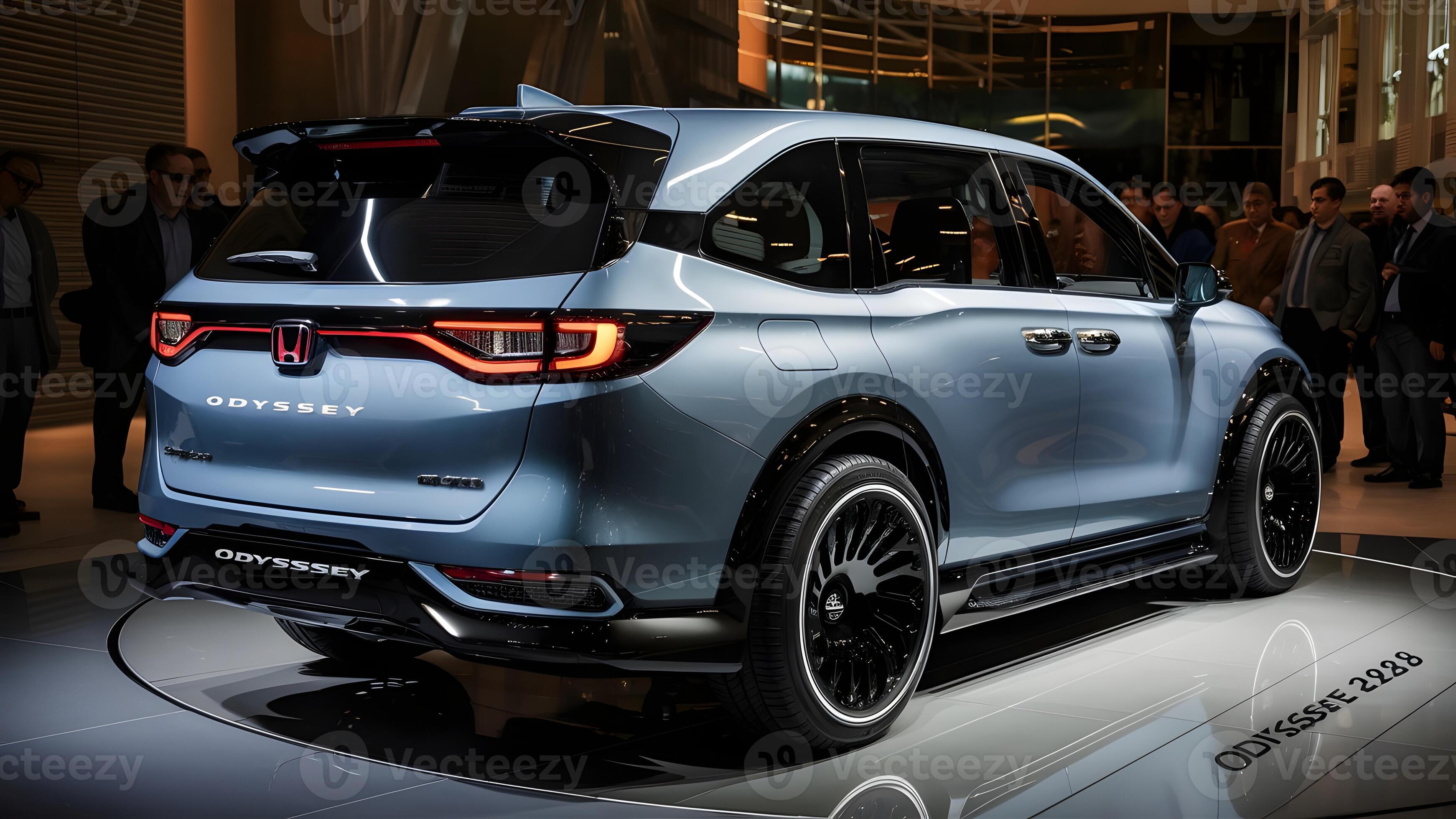 Honda Odyssey minivan, stylish family vehicle, luxury car for family trips, modern Honda Odyssey ...