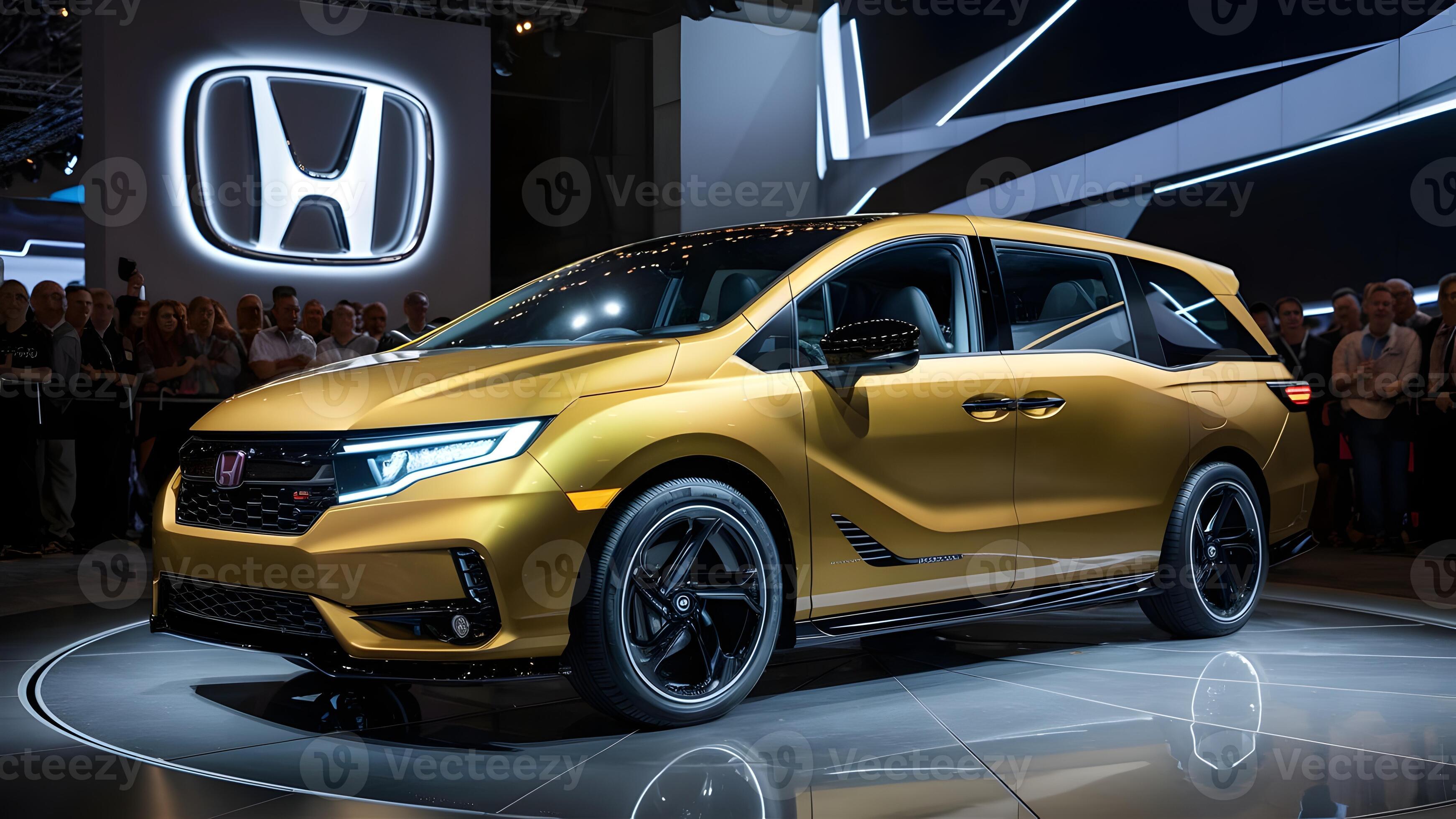 Honda Odyssey minivan, stylish family vehicle, luxury car for family trips, modern Honda Odyssey ...