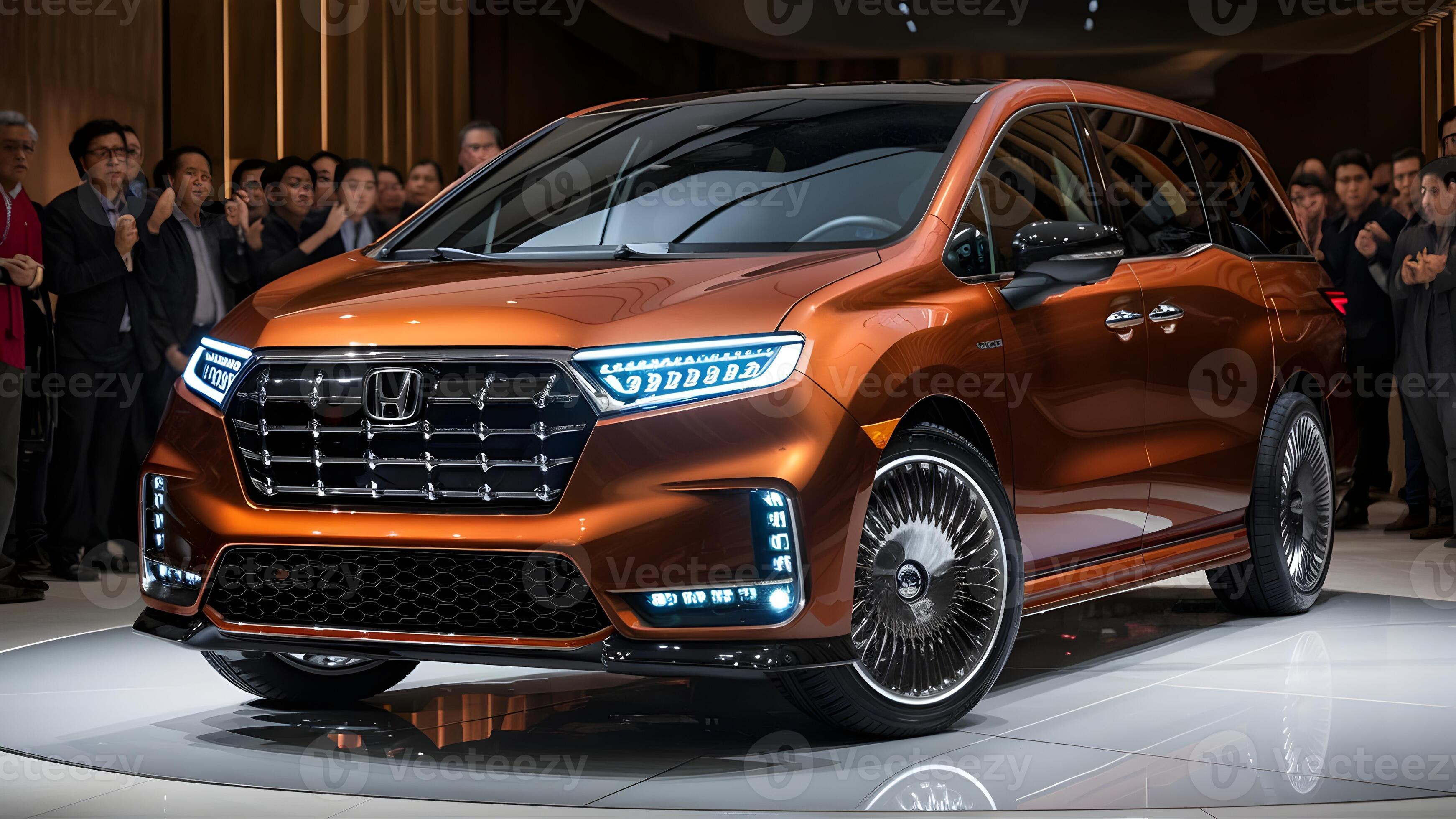 Honda Odyssey minivan, stylish family vehicle, luxury car for family trips, modern Honda Odyssey ...