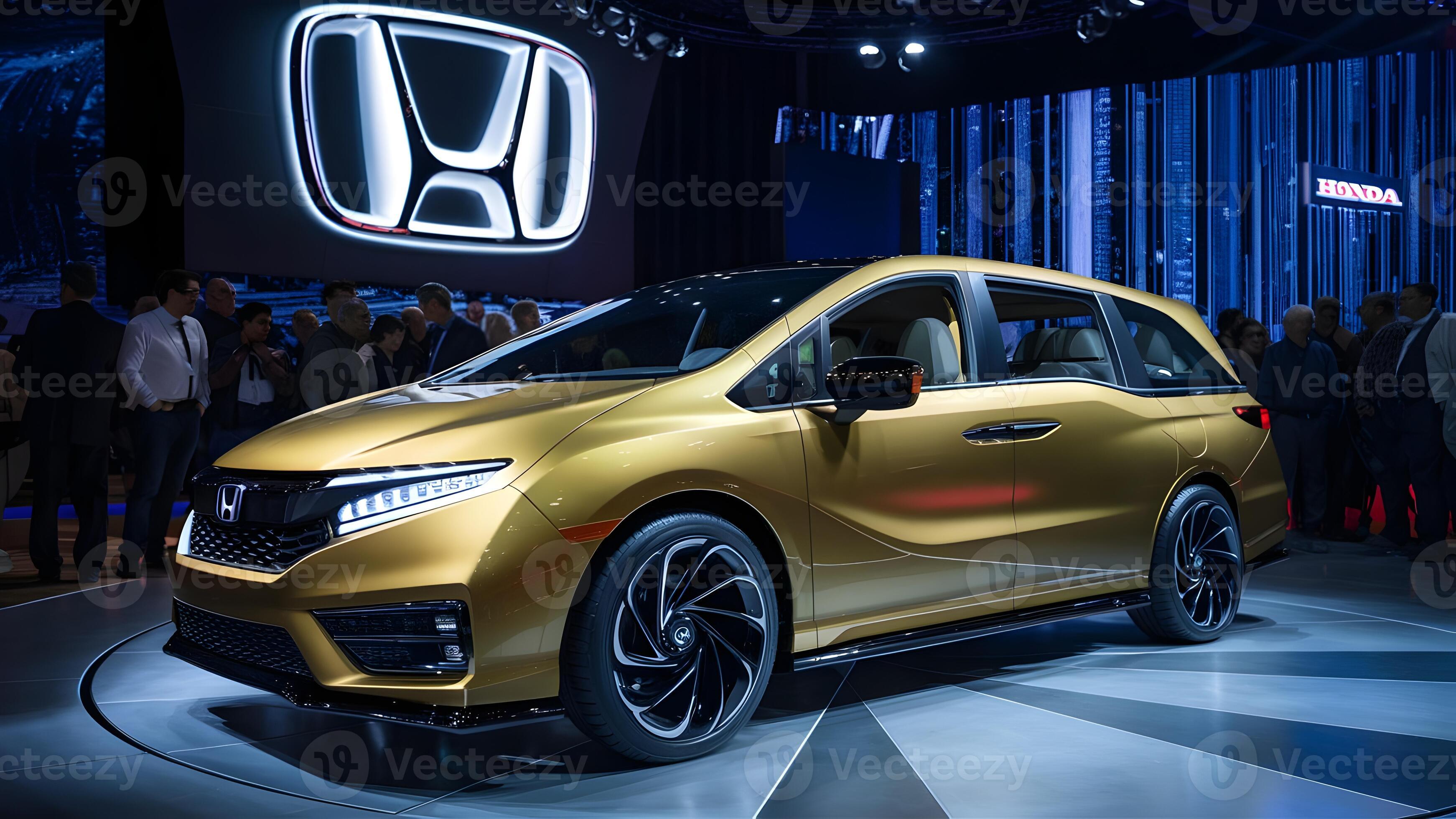 Honda Odyssey minivan, stylish family vehicle, luxury car for family trips, modern Honda Odyssey ...