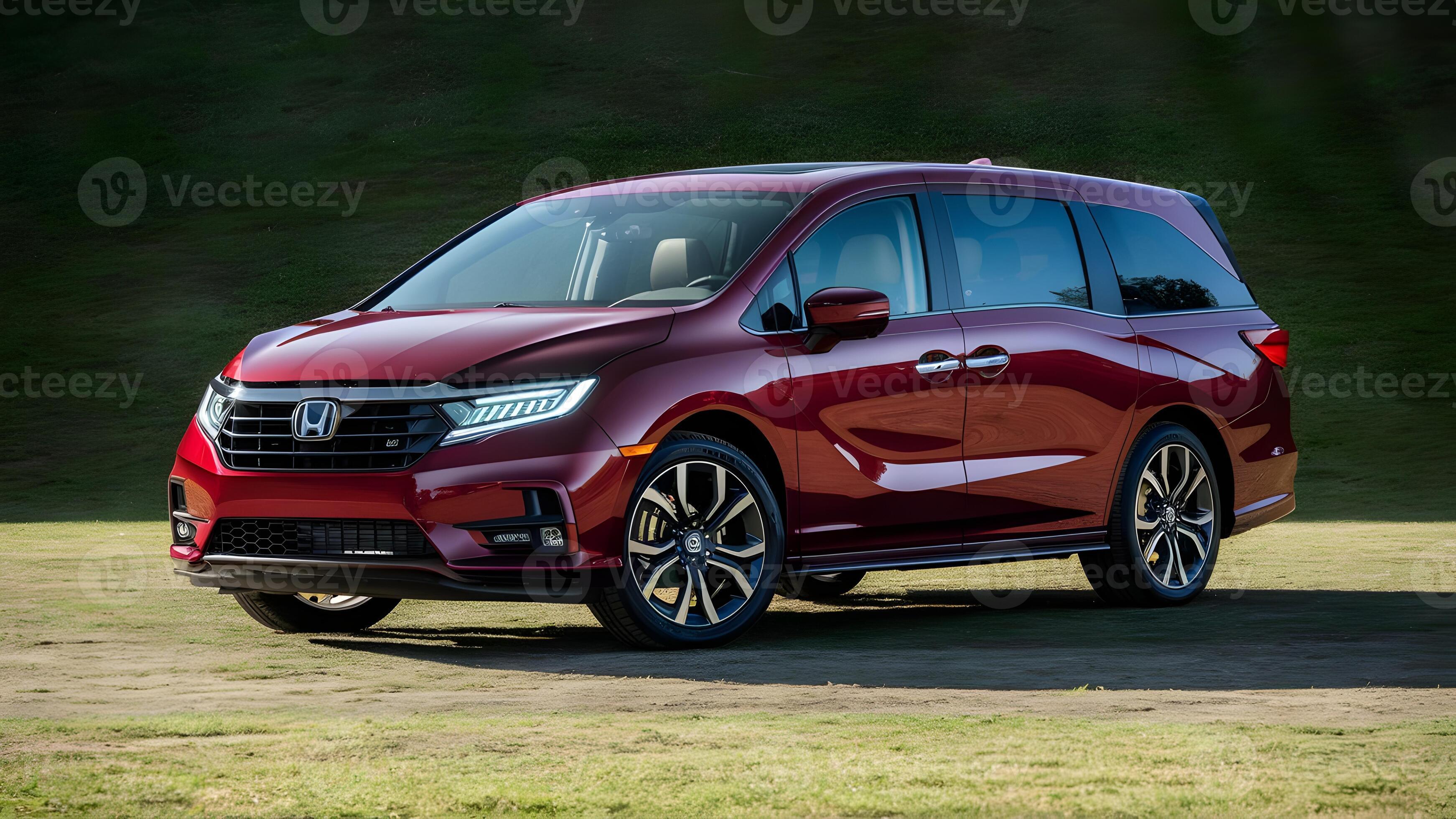 Honda Odyssey minivan, stylish family vehicle, luxury car for family trips, modern Honda Odyssey ...