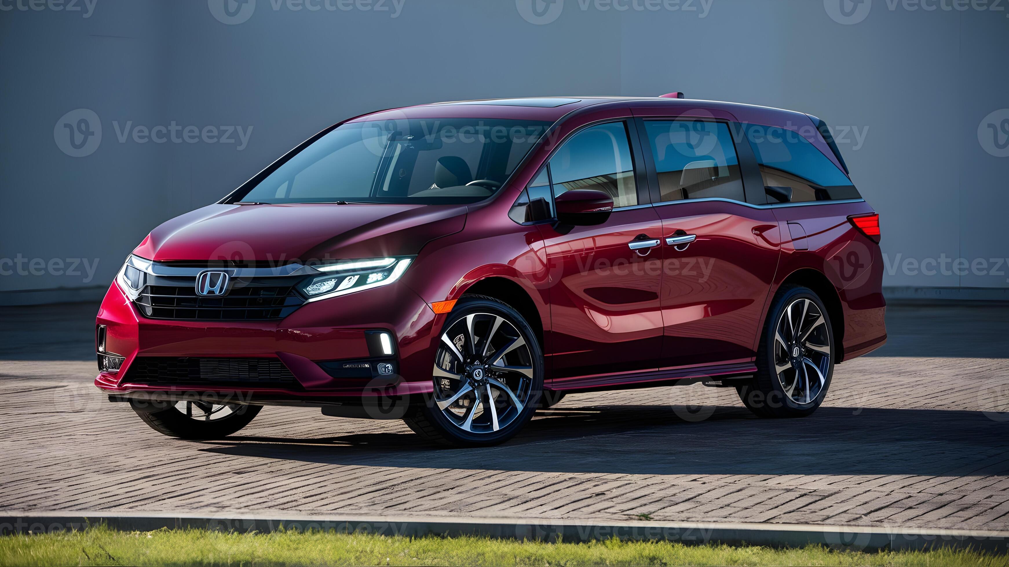 Honda Odyssey minivan, stylish family vehicle, luxury car for family trips, modern Honda Odyssey ...