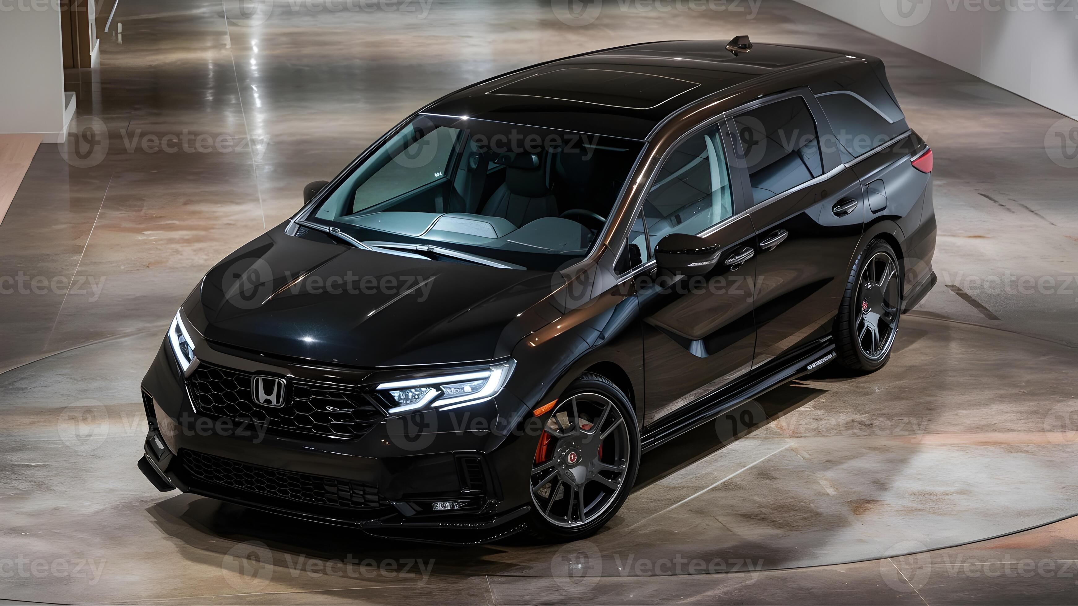 Honda Odyssey minivan, stylish family vehicle, luxury car for family trips, modern Honda Odyssey ...