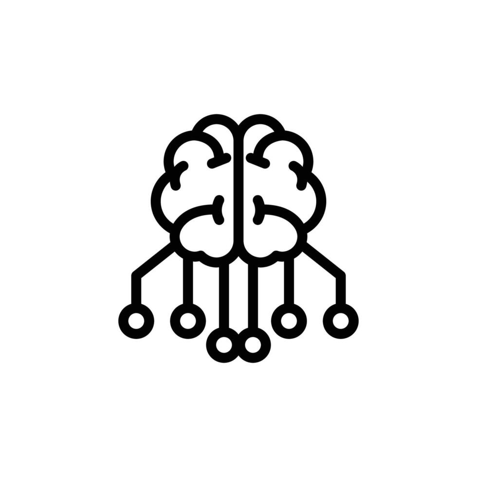 Deep Learning creative icon or logo design isolated sign symbol ...