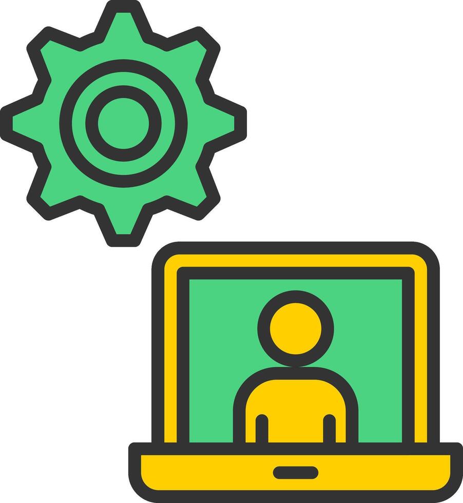 Work Process Icon Design 50807621 Vector Art at Vecteezy