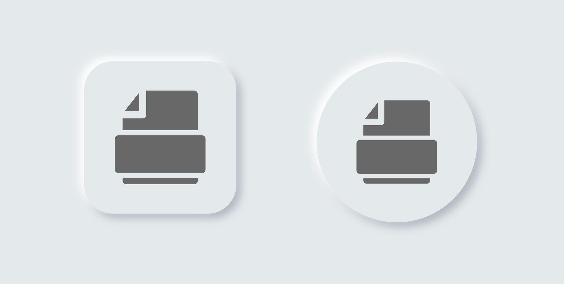 Format Solid Icon In Neomorphic Design Style File Type Signs Illustration 50811894 Vector Art