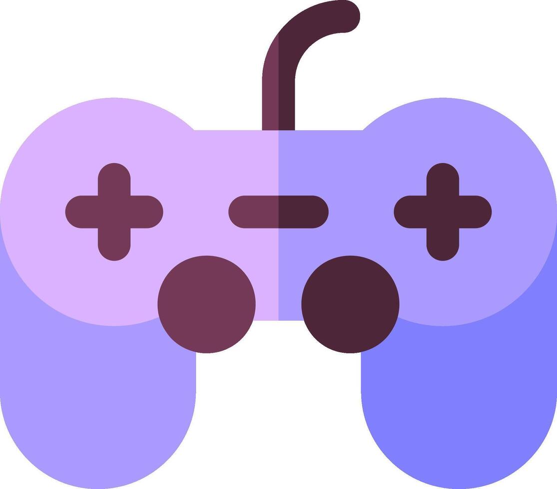 A purple game controller with two buttons 50823461 Vector Art at Vecteezy
