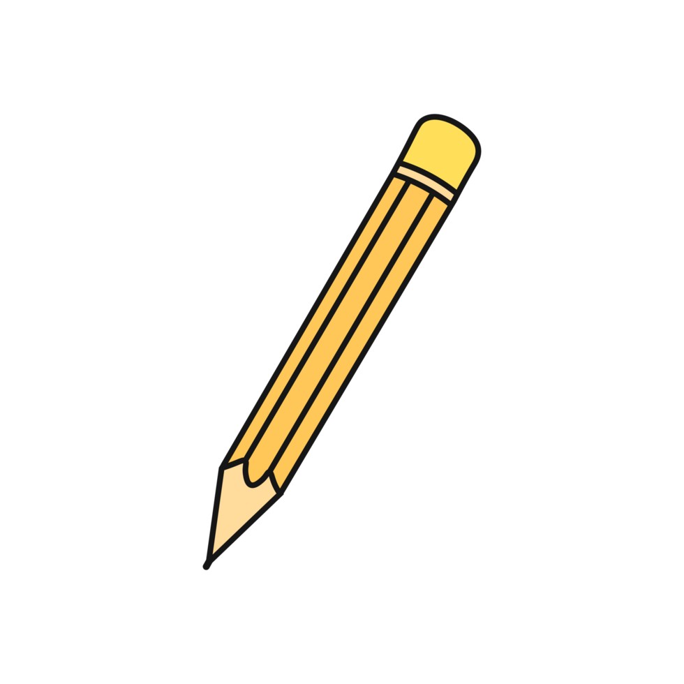Pencil Cartoon Icon Doodle Pencil 50833528 Png