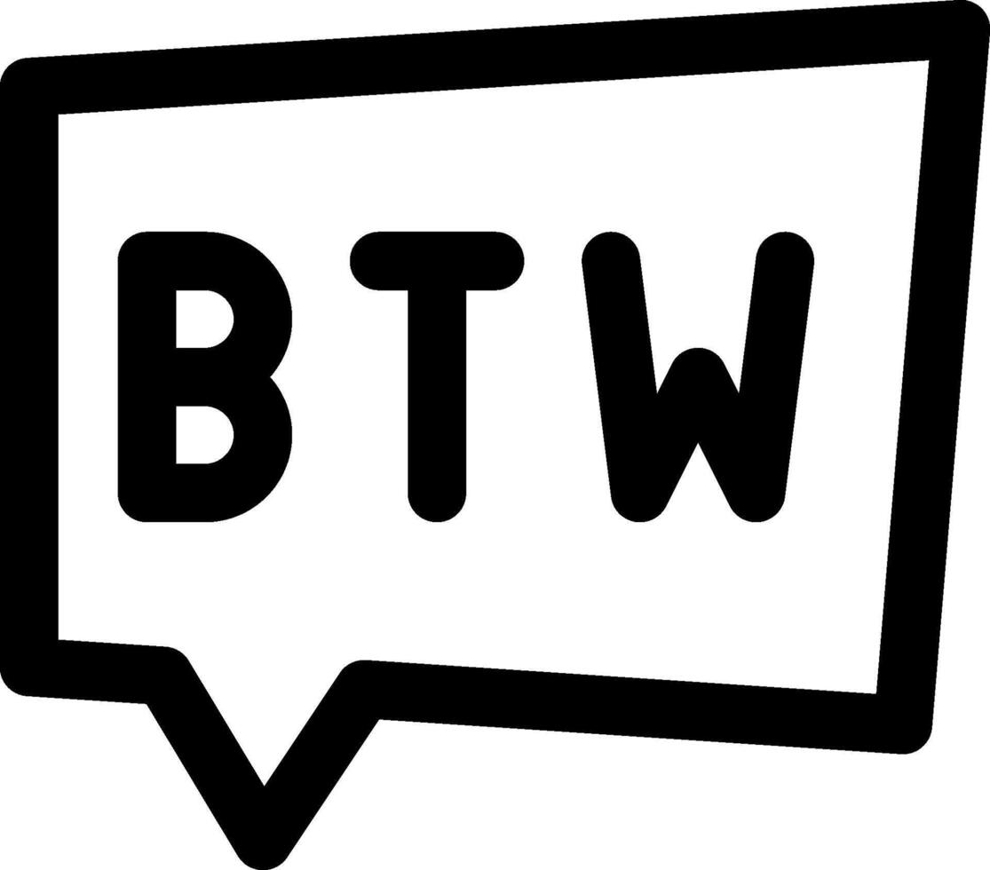 The bttw logo is shown in black and white 50854433 Vector Art at Vecteezy