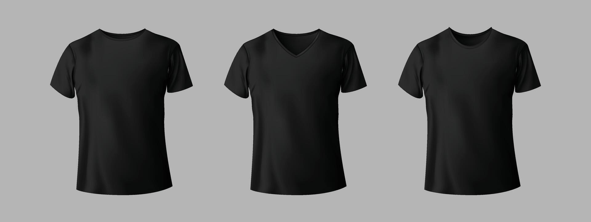 Black T Shirt Mockup Design 50892108 Vector Art At Vecteezy