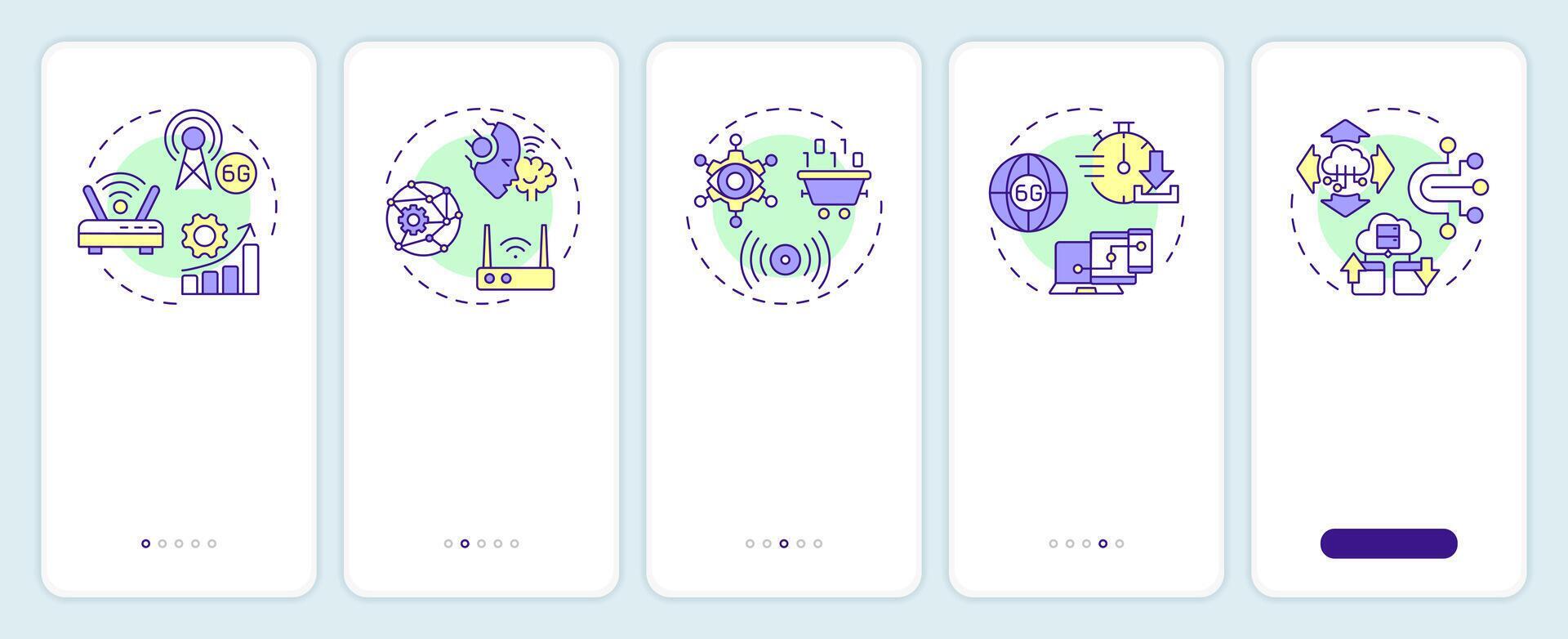 6g Onboarding Mobile App Screen Wireless Connection Walkthrough 5