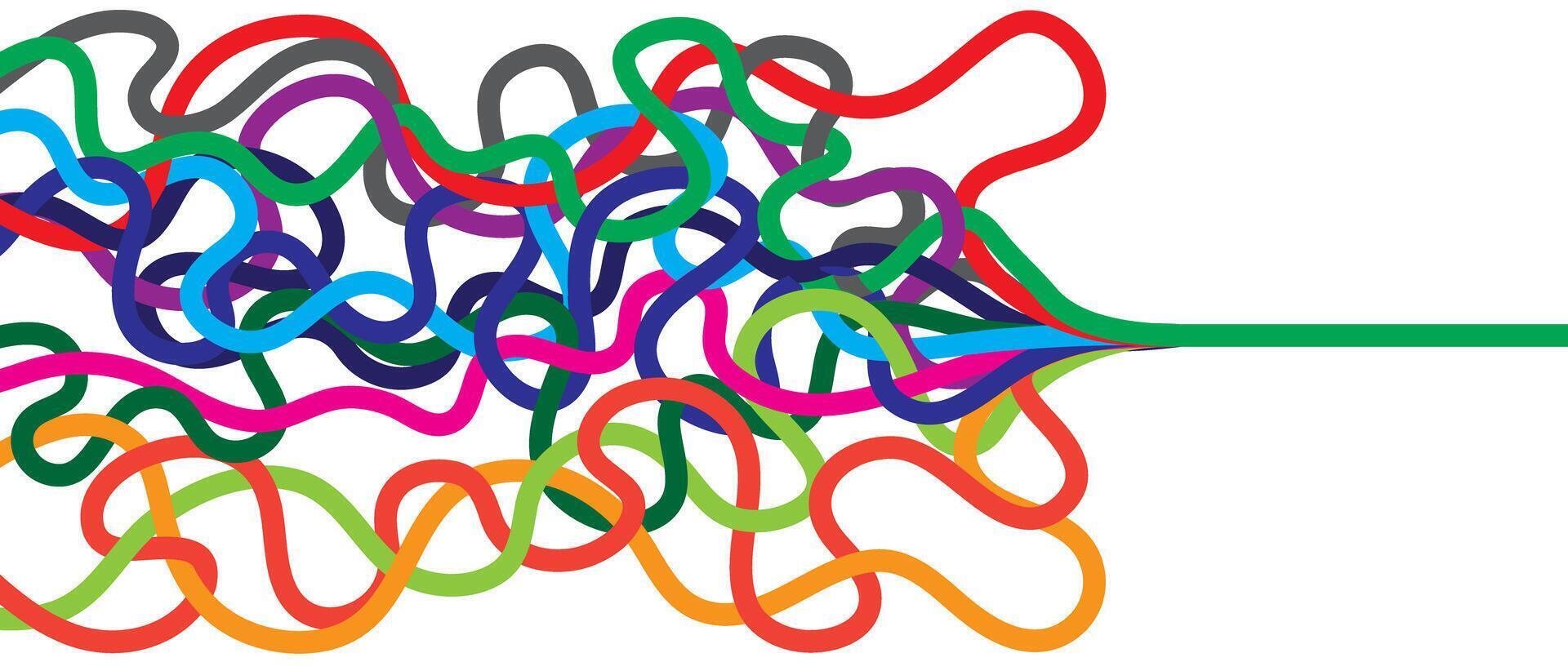 Different Color Lines Connecting To One Line Or Multiple Paths Joining To One Path 50902613