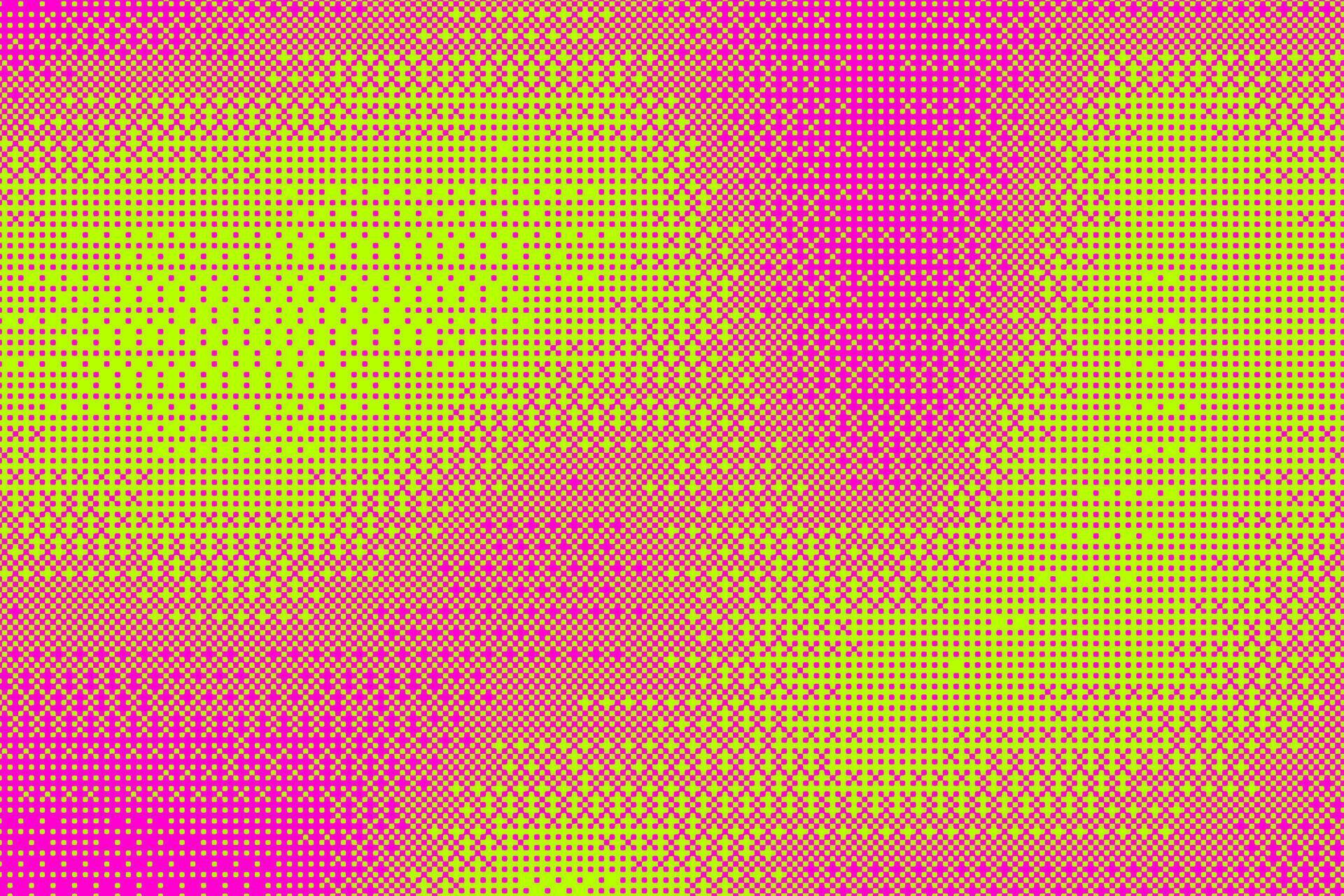 Pink bitmap background with pixel pattern. Dotted retro game pattern gradient. Abstract grunge ...