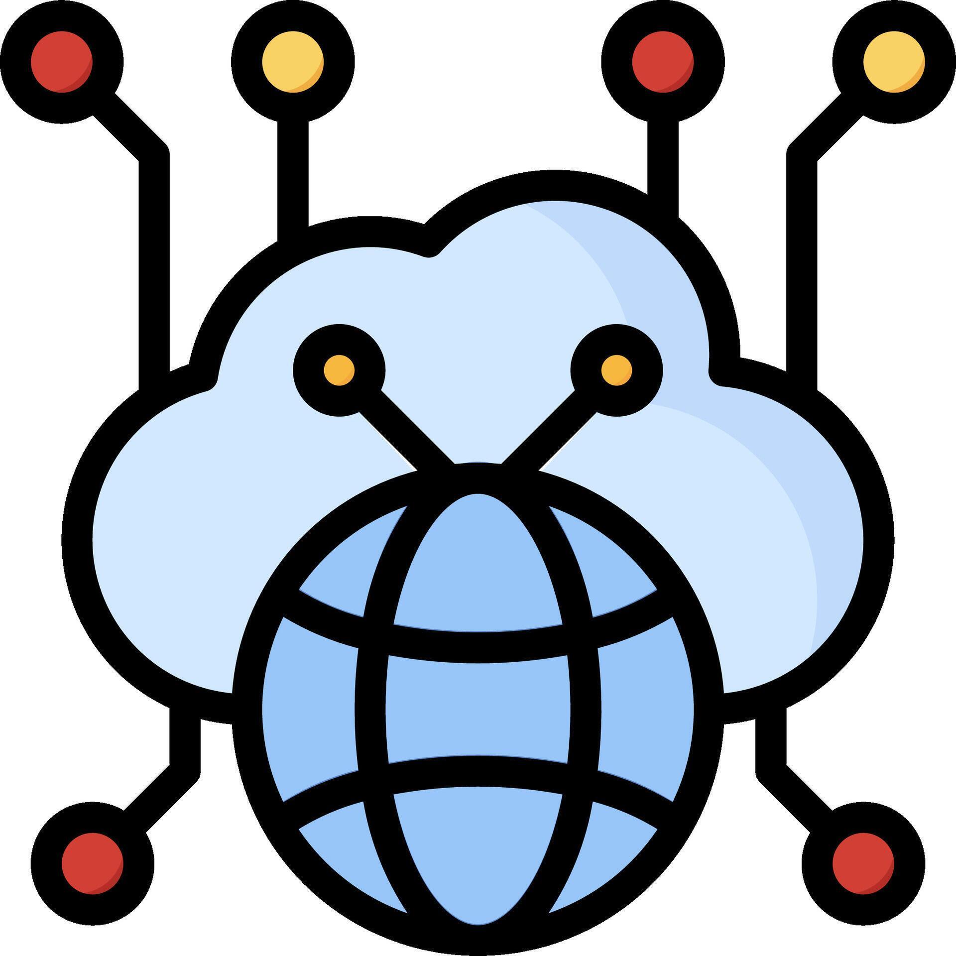 Cloud computing icon 50914245 Vector Art at Vecteezy