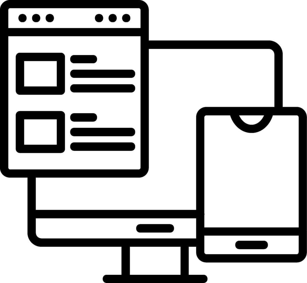 Responsive Web Design Line Icon 50917102 Vector Art at Vecteezy Responsive Web Design Line Icon 50917102 Vector Art at Vecteezy