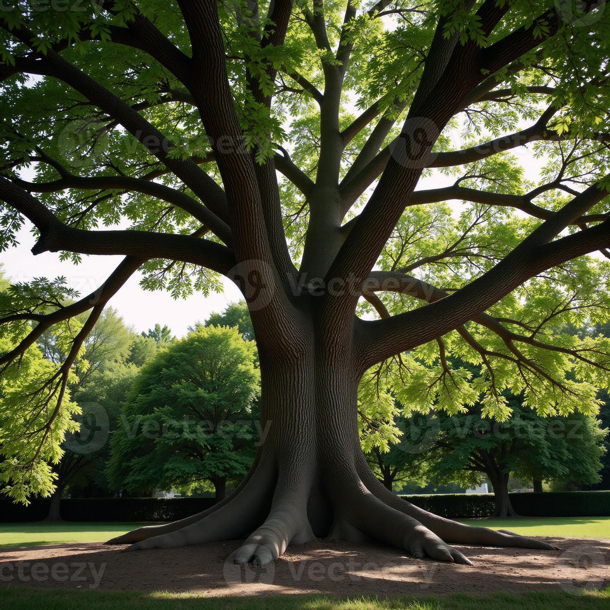 a powerful tree with deep roots and widereaching branches symbolizing ...