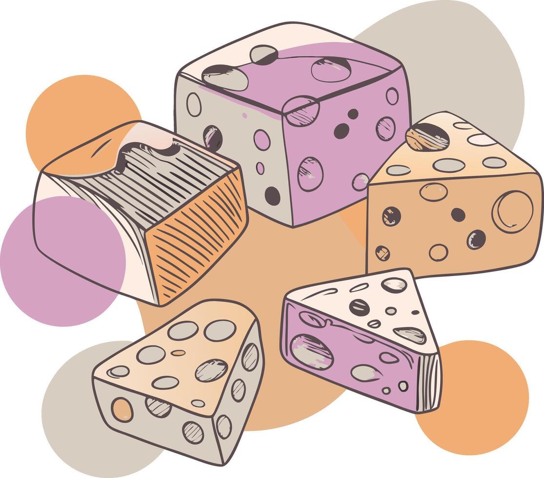 Cheese color blobs illustration 50981195 Vector Art at Vecteezy Cheese color blobs illustration 50981195 Vector Art at Vecteezy