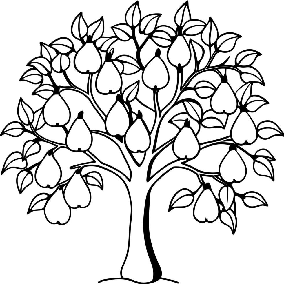 mango tree coloring pages