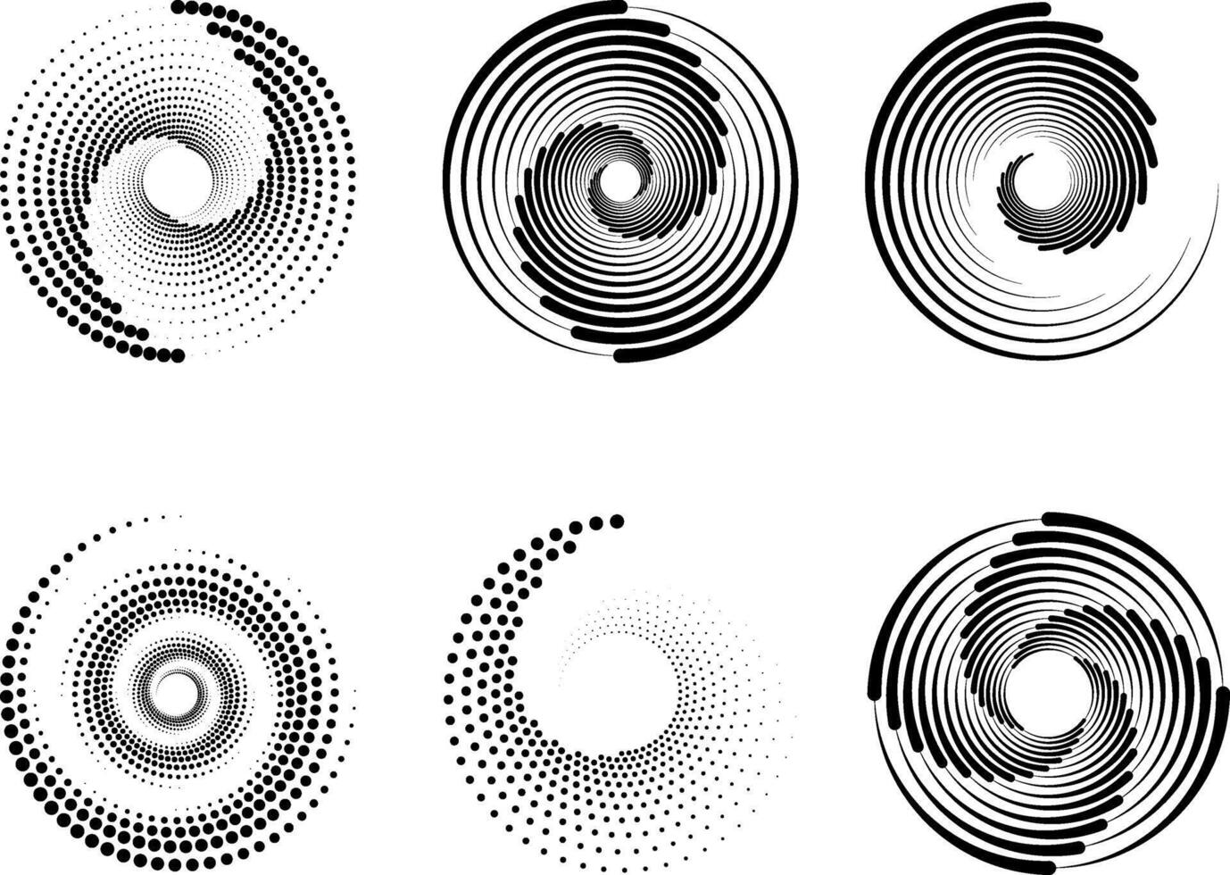Spiral Swirl Design Elements 51007925 Vector Art at Vecteezy
