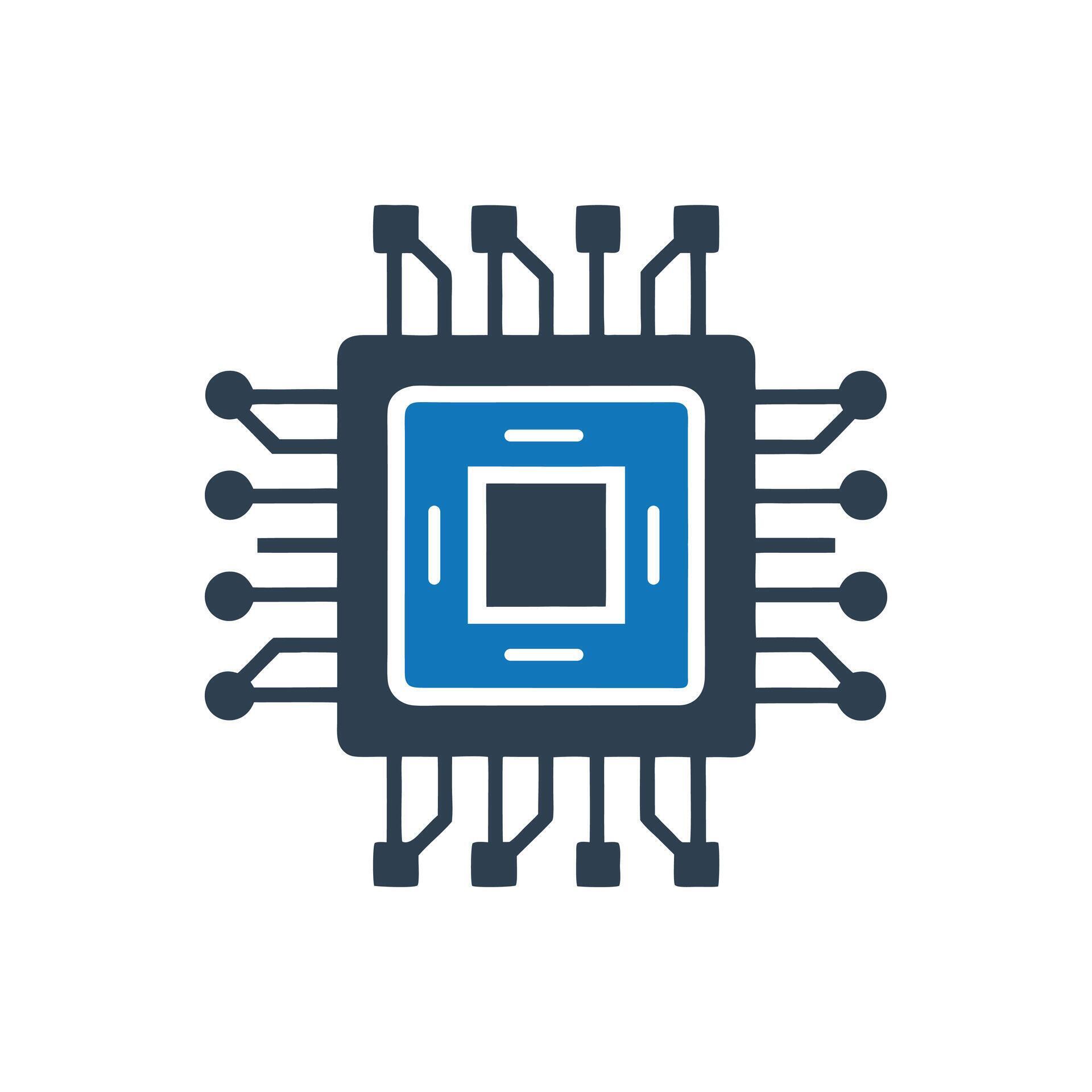 Chip Processor Icon Computer Chip Symbol Cpu Chip Icon 51009882