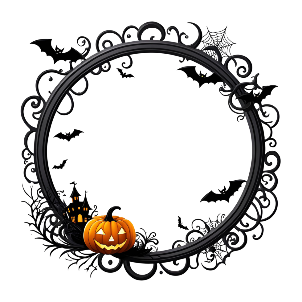 Halloween transparent border frame 51045247 PNG