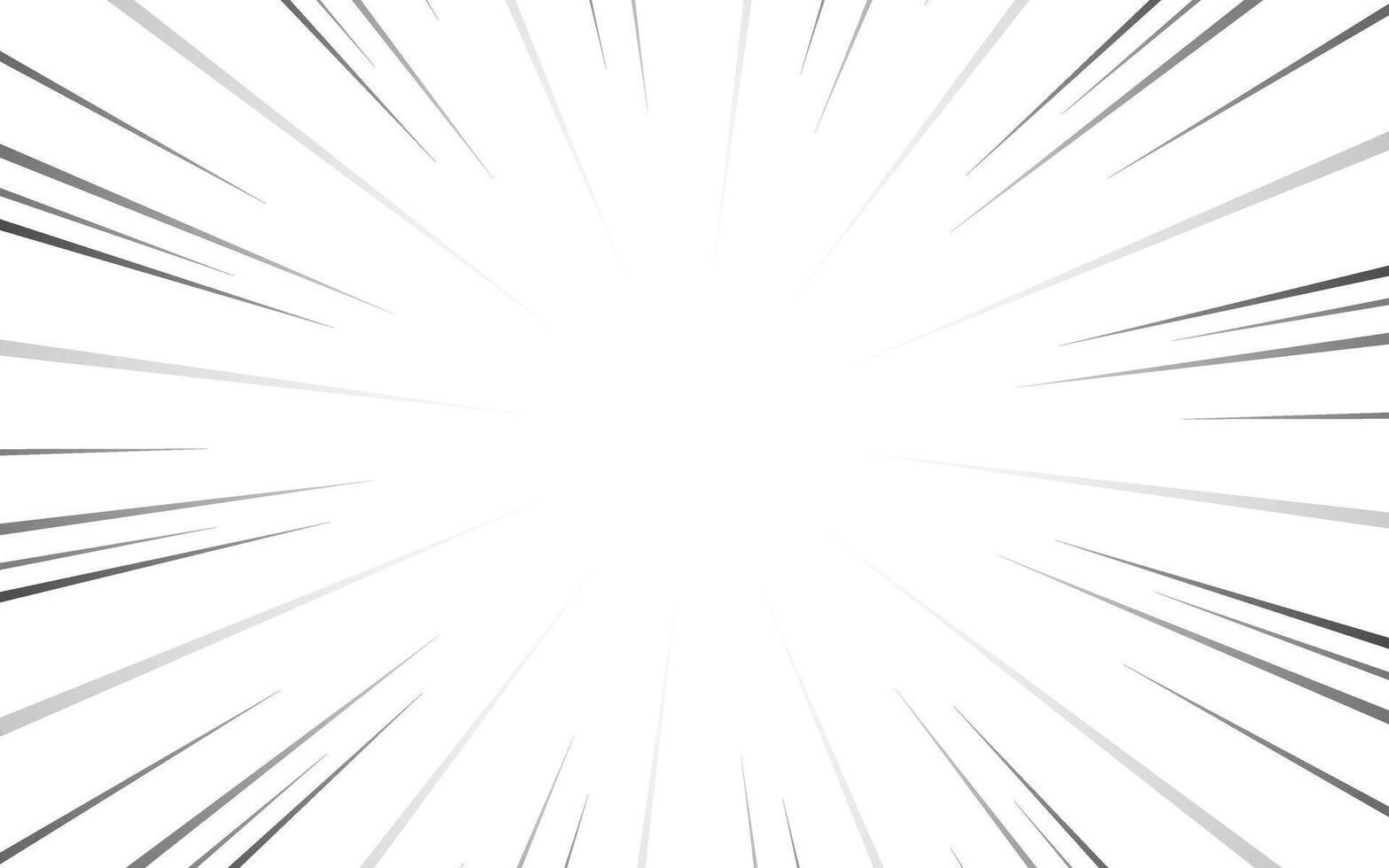 Comic manga radial lines with speed effect for comics book. Black and white explosion background ...