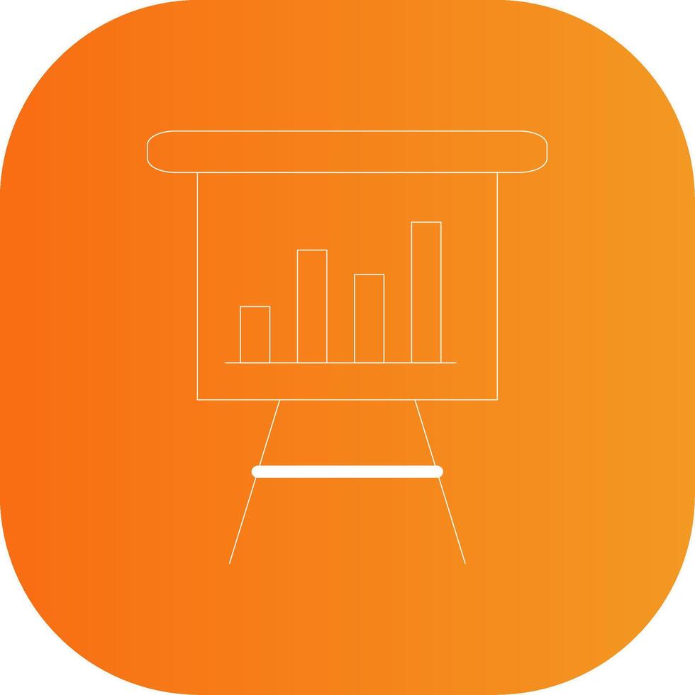 Presentation Line Gradient Curve Icon 51054315 Vector Art At Vecteezy