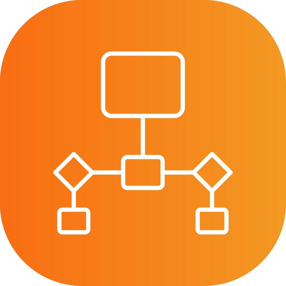 Flowchart Line Gradient Curve Icon 51054639 Vector Art At Vecteezy