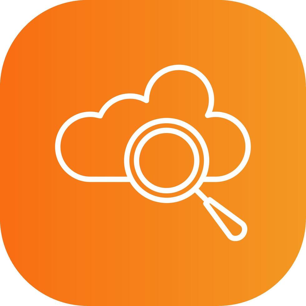 Cloud Computing Line Gradient Curve Icon 51054899 Vector Art At Vecteezy