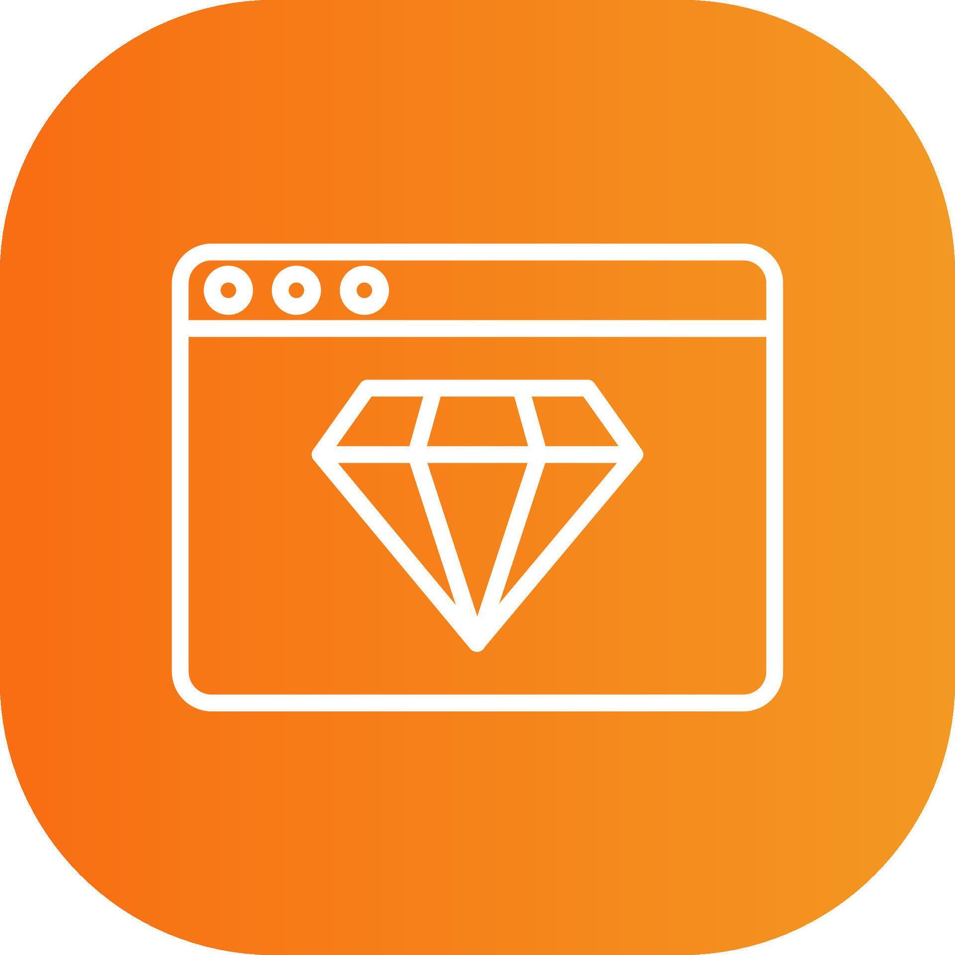Diamond Line Gradient Curve Icon 51054994 Vector Art At Vecteezy