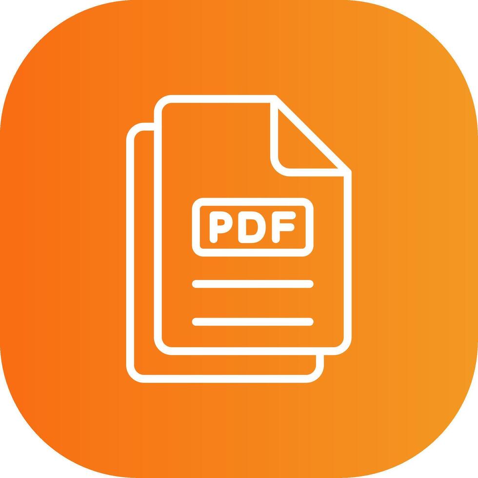 Pdf Line Gradient Curve Icon 51055025 Vector Art At Vecteezy