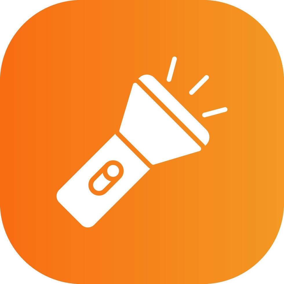 Torch Glyph Gradient Curve Icon 51055959 Vector Art at Vecteezy