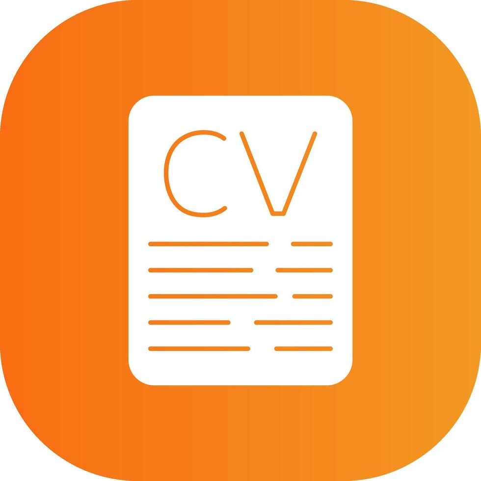 CV Glyph Gradient Curve Icon 51056231 Vector Art at Vecteezy CV Glyph Gradient Curve Icon 51056231 Vector Art at Vecteezy